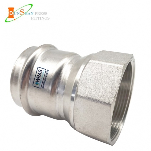 Press Fittings Adapter With Female Thread Stainless Steel